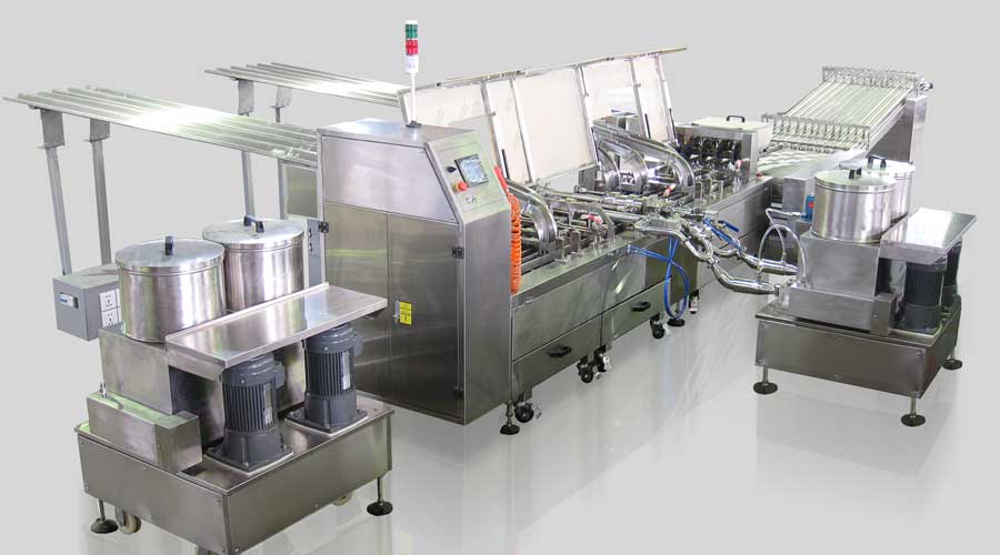Double Color Sandwiching Machine